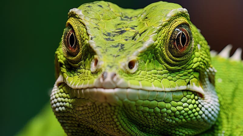 Patterns green lizard stock illustration. Illustration of habitat ...