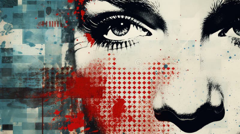 Patterns Grunge Halftone Texture Stock Photo - Image of artistic ...