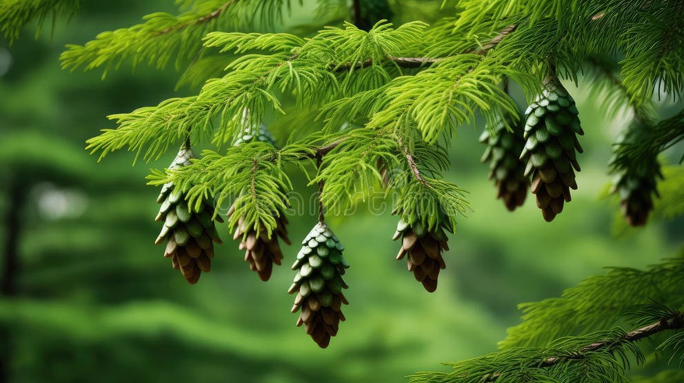 Patterns hemlock tree stock illustration. Illustration of forest ...