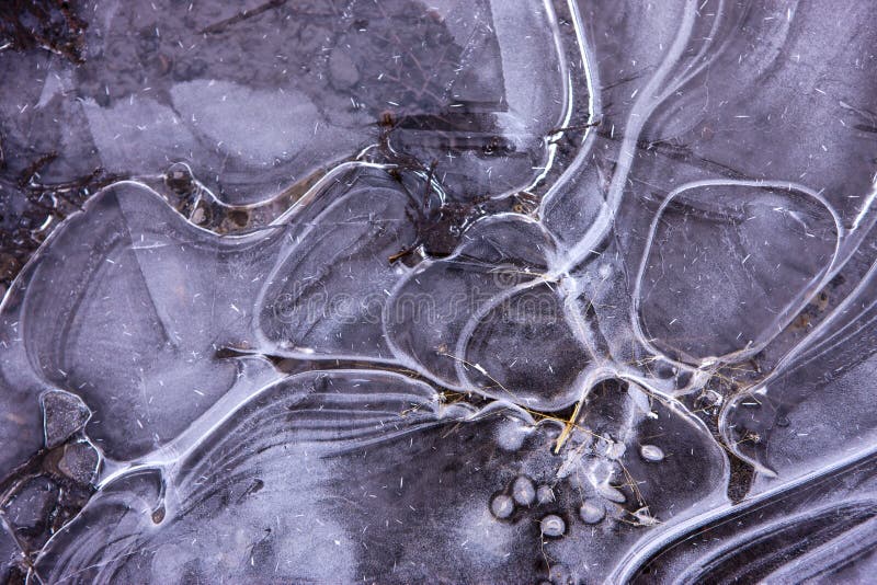 Patterns in ice. stock image. Image of solid, cold, freeze - 48612927