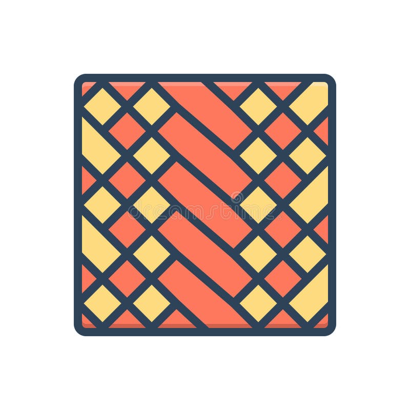 Color Illustration Icon for Patterns, Sample and Tiles Stock ...