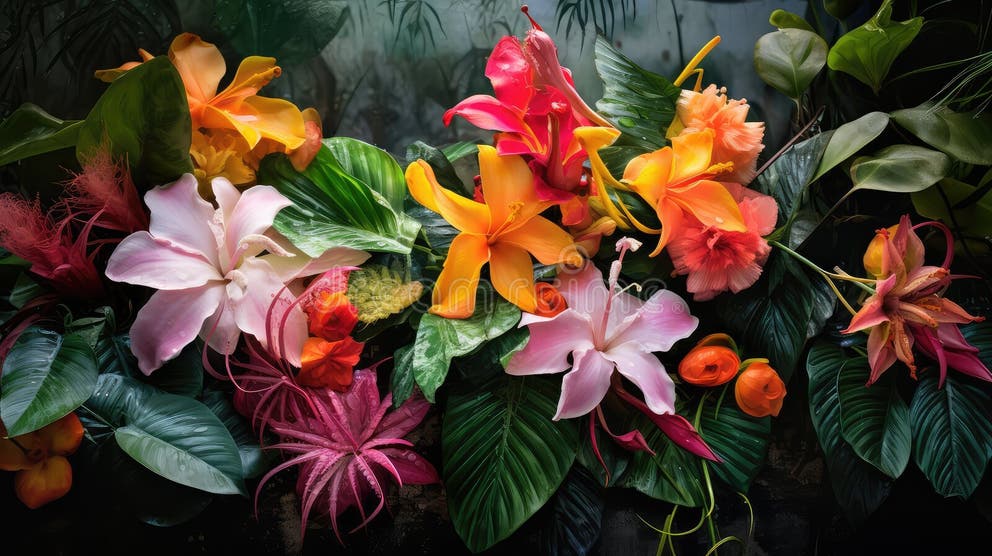 Patterns jungle texture stock illustration. Illustration of tropical ...