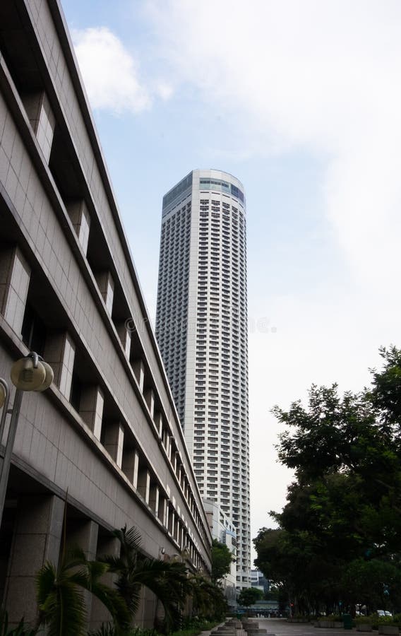 Patterns, Lines and Contrasts of Buildings in Singapore Stock Photo ...