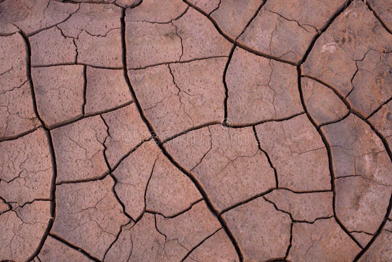 Patterns Made by Cracks in Dry Desert Mud Stock Image - Image of heat ...