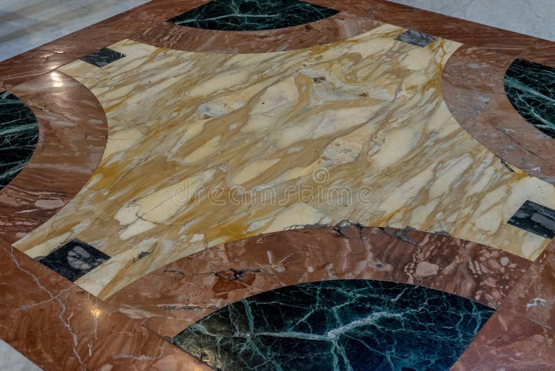 Patterns on Marble Flooring Stock Photo - Image of italia, material ...