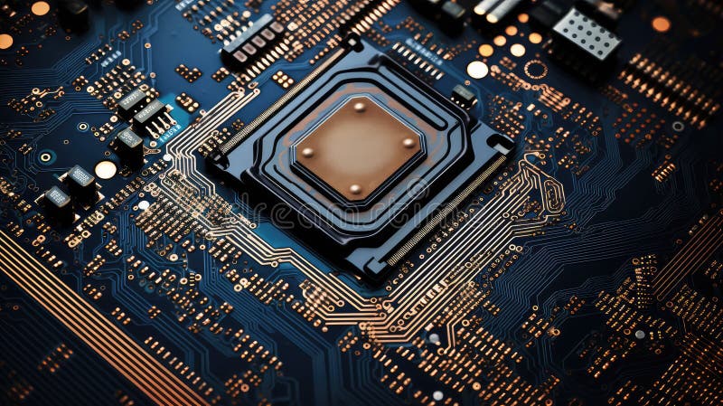 Patterns Mother Board Texture Stock Illustration - Illustration of ...