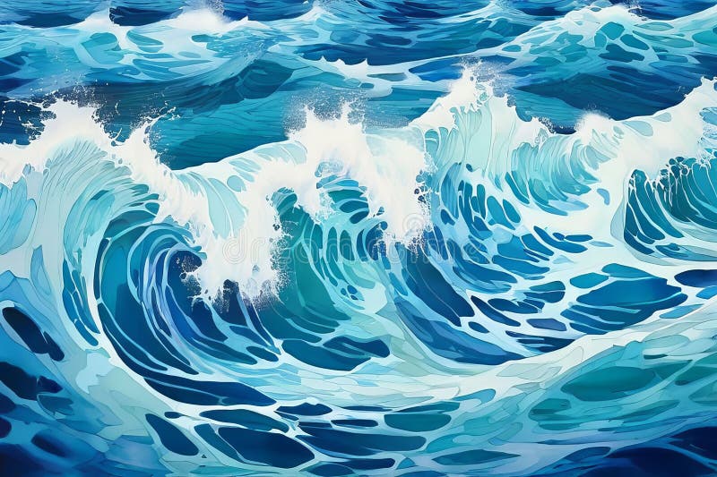 Patterns in Motion a Study of the Repetitive Patterns in Waves H Stock ...