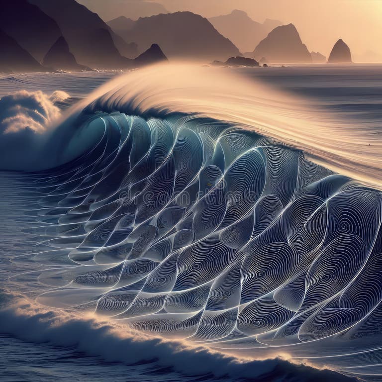 Patterns in Motion a Study of the Repetitive Patterns in Waves H Stock ...