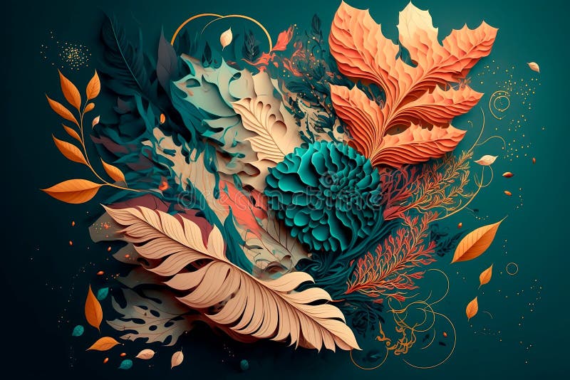 Patterns with Muted, Elegant Color Palettes and Random Splashes of ...