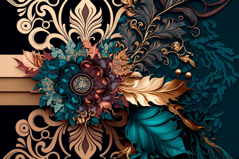 Patterns with Muted, Elegant Color Palettes and Random Splashes of ...