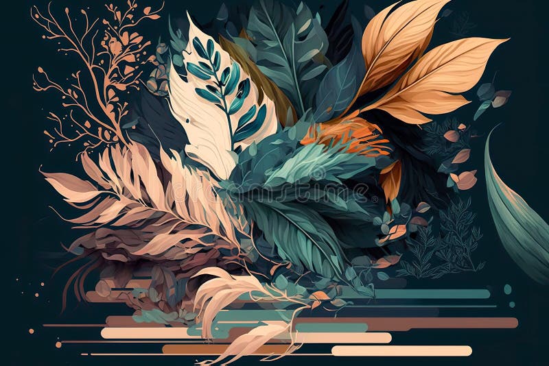 Patterns with Muted, Elegant Color Palettes and Random Splashes of ...