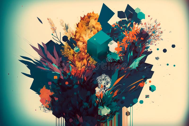 Patterns with Muted, Elegant Color Palettes and Random Splashes of ...