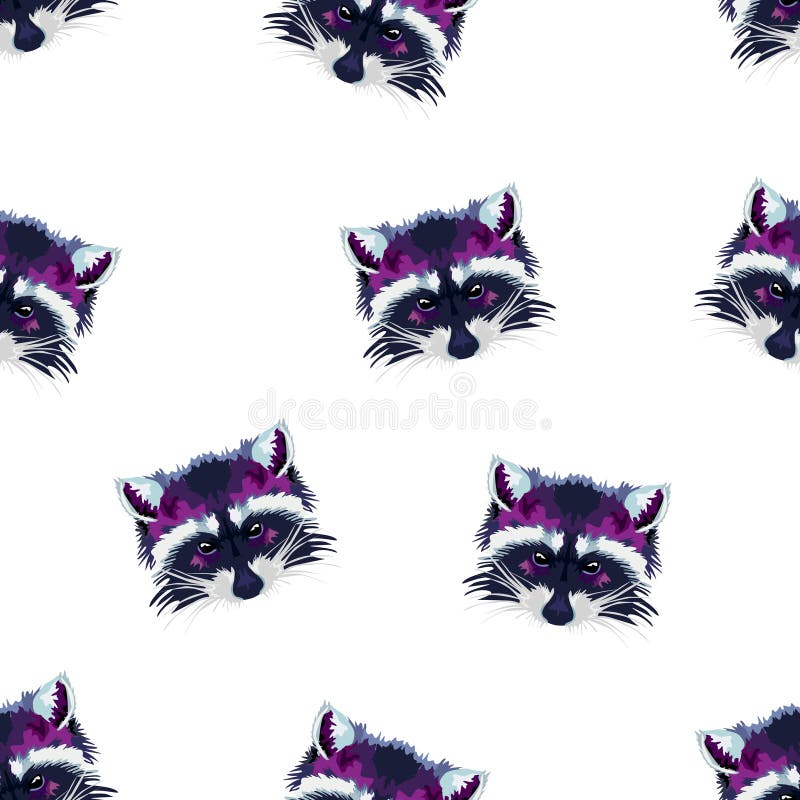 Purple Raccoon Cartoon Stock Illustrations – 141 Purple Raccoon Cartoon ...