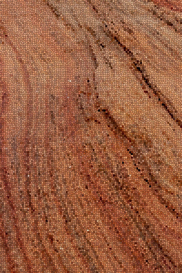 Patterns on Red Rock Broken Down in AZ Stock Photo - Image of symbolic ...