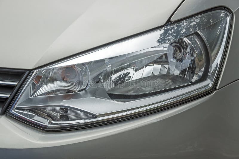 Patterns Reflections Blurs and Textures of Vehicle Head Lamp Stock ...