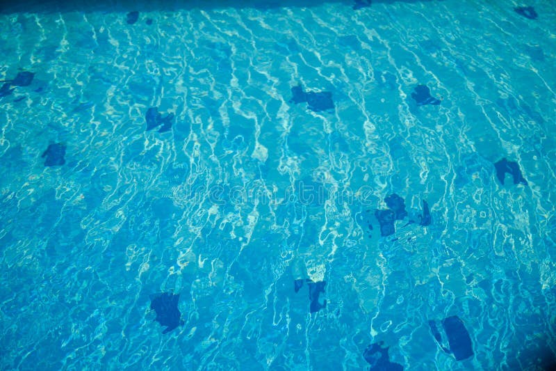 Water Ripples on a Swimming Pool Stock Photo - Image of tranquil ...