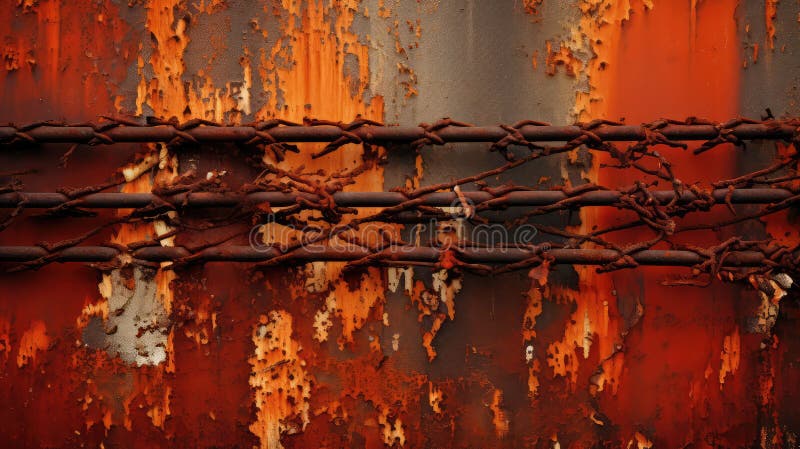 Patterns Rusted Metal Background Stock Illustration - Illustration of ...