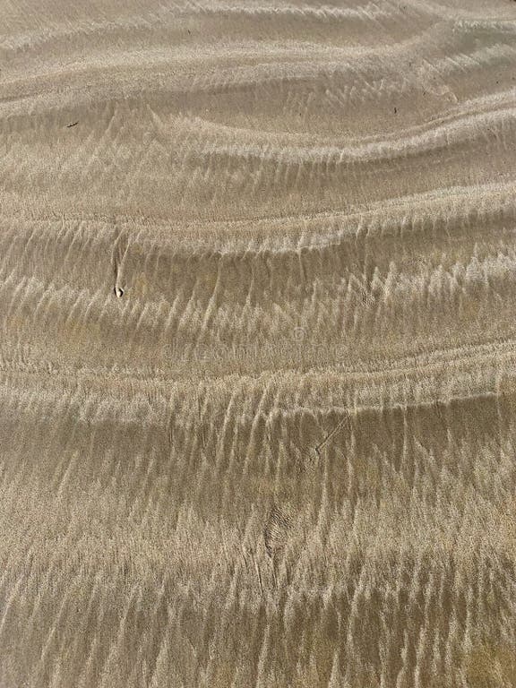 Patterns in the Sand Along the Beach Stock Image - Image of shape ...