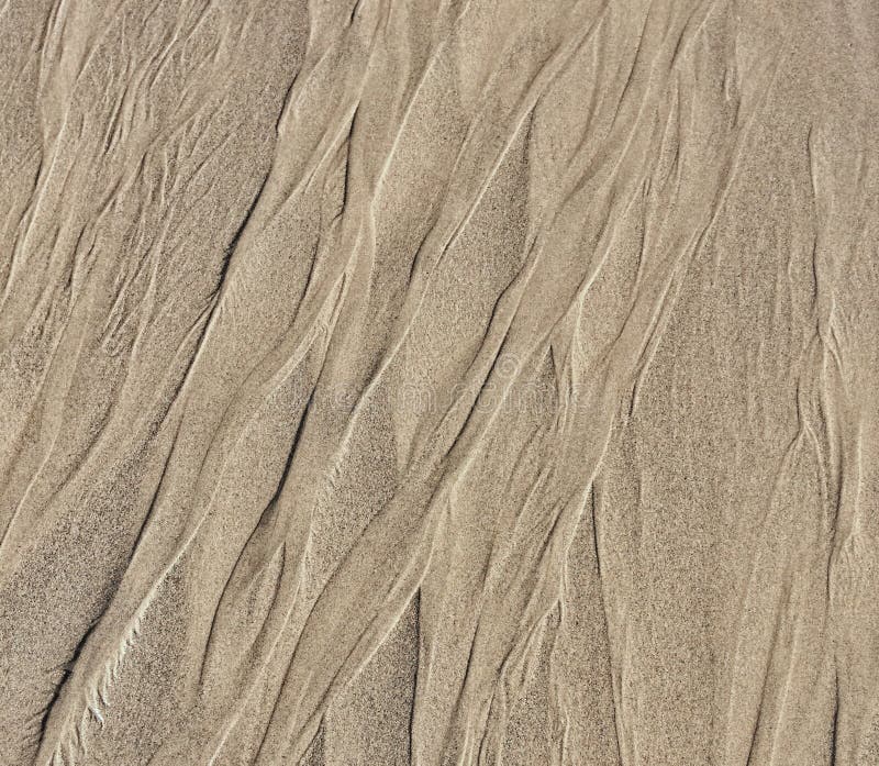 Patterns in the Sand, Drawings in the Sand Stock Image - Image of ...