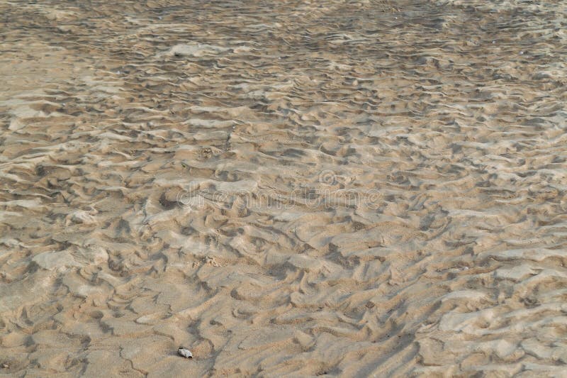 Patterns in the Sand. Sandy River Bottom. Shore Stock Photo - Image of ...