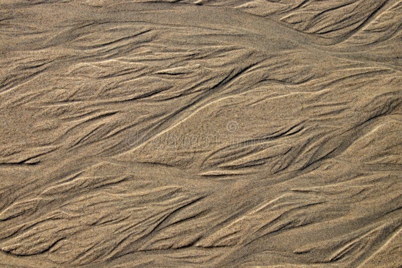 Patterns in the Sand stock image. Image of ocean, california - 172103643