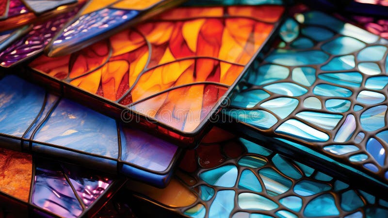 Patterns sheet glass stock illustration. Illustration of sheet - 373072840