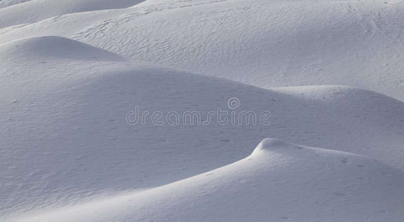 Patterns in Snow Made by Nature Day Time Stock Photo - Image of triglav ...