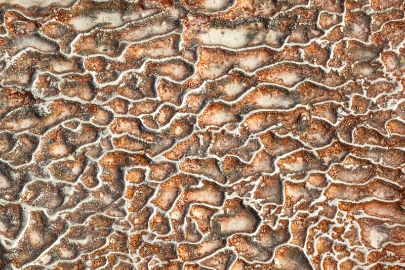 Patterns on the Stone Made by the Flow of Water Stock Photo - Image of ...