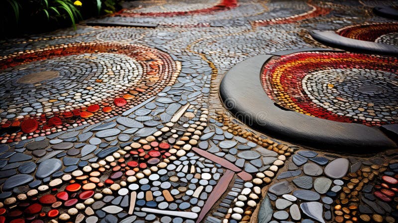 Patterns Stone Texture Patio Stock Photo - Image of elegant, deep ...