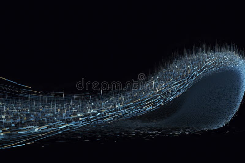 Patterns that Suggest the Idea of Big Data, Movement and Fast Flowing ...