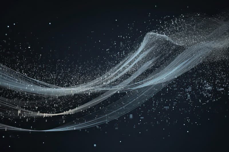 Patterns that Suggest the Idea of Big Data, Movement and Fast Flowing ...