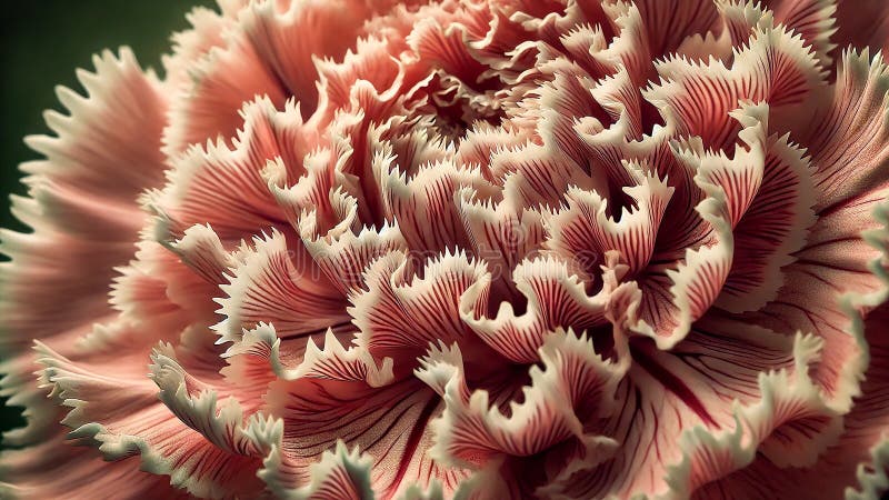 Patterns and Textures of the Carnation Petals Stock Illustration ...