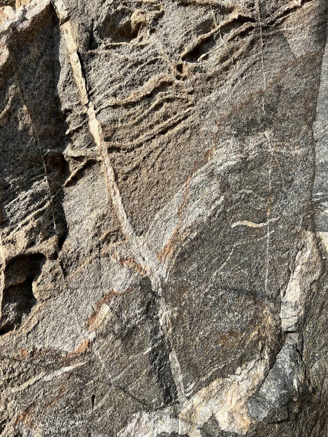 The Patterns and Textures on Huge Rocks Can Be Extremely Complex and ...