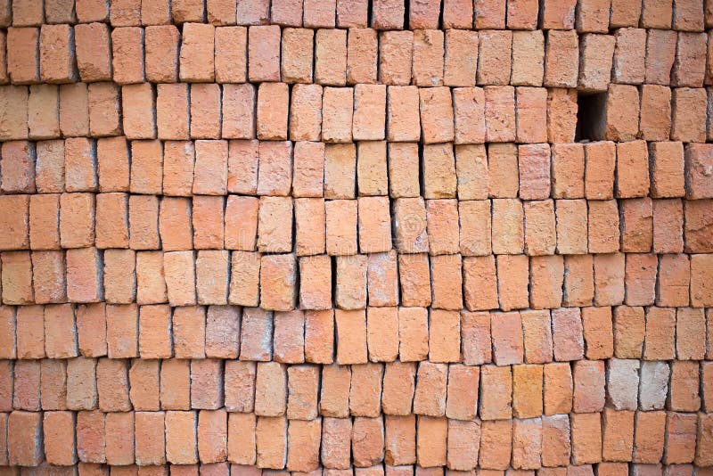 Patterns and Textures Orange Bricks for Construction Stock Photo ...