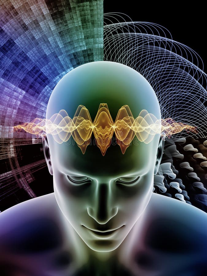 Patterns of Thinking stock illustration. Illustration of dimensional ...