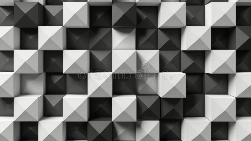 Patterns of Three-dimensional Pyramids Create an Engaging Visual ...