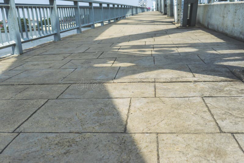 Patterns on a Tile Floor or Walkway Stock Image - Image of alley, park ...