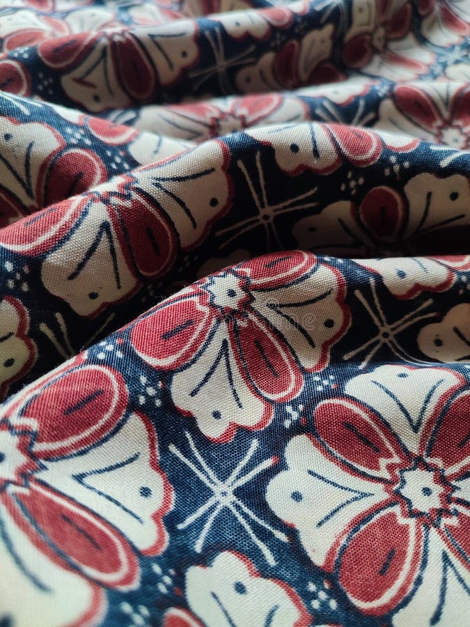 The Patterns on Traditional Batik Cloth Provide a Visual and ...