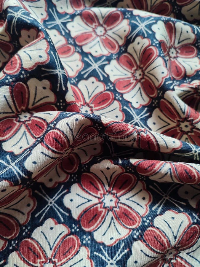 The Patterns on Traditional Batik Cloth Provide a Visual and ...
