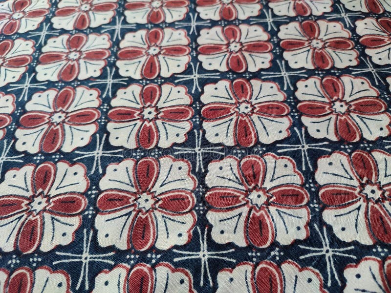 The Patterns on Traditional Batik Cloth Provide a Visual and Philosophical Look Stock Image ...