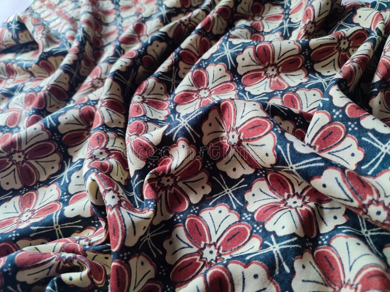 The Patterns on Traditional Batik Cloth Provide a Visual and ...