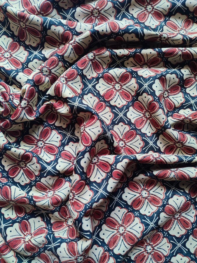 The Patterns on Traditional Batik Cloth Provide a Visual and ...