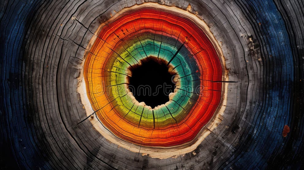 Patterns Tree Cross Section Stock Photo - Image of nature, organic ...