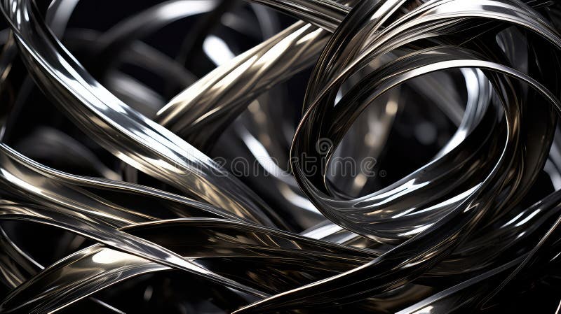 Patterns twisted metal stock illustration. Illustration of visual ...