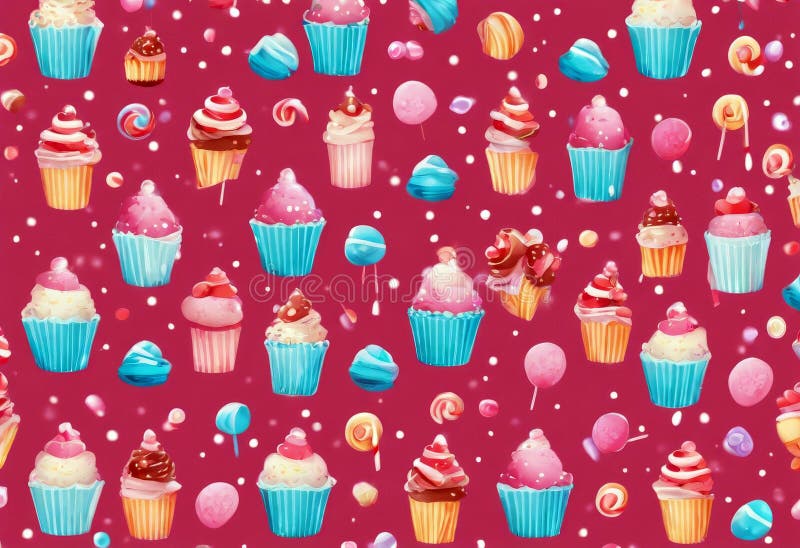 Patterns Vector Collection Pattern Confetti Cupcake Sprinkles Cute ...