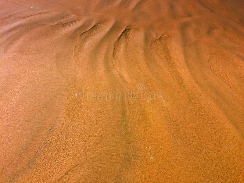 Patterns from the Waves and Wind on the Sand, Sand of an Unusual Color ...