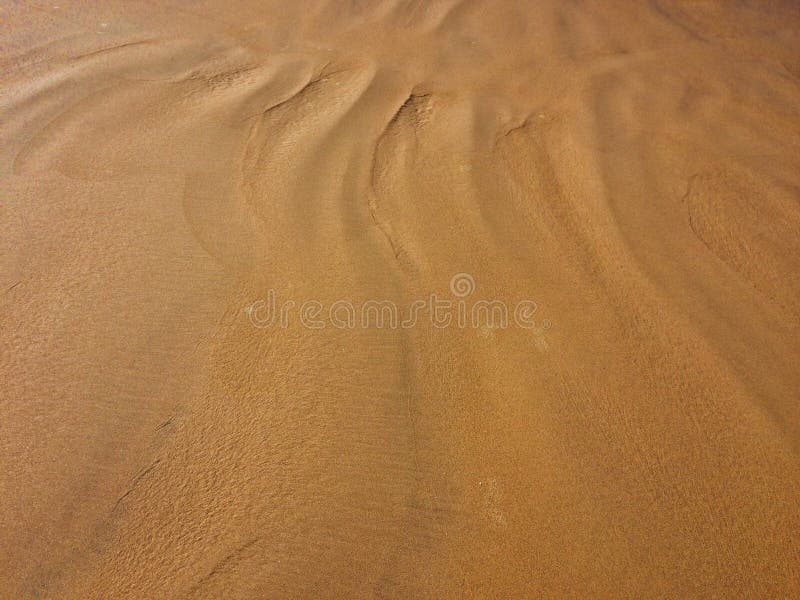 Patterns from the Waves and Wind on the Sand, Sand of an Unusual Color ...