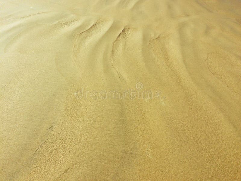 Patterns from the Waves and Wind on the Sand, Sand of an Unusual Color ...