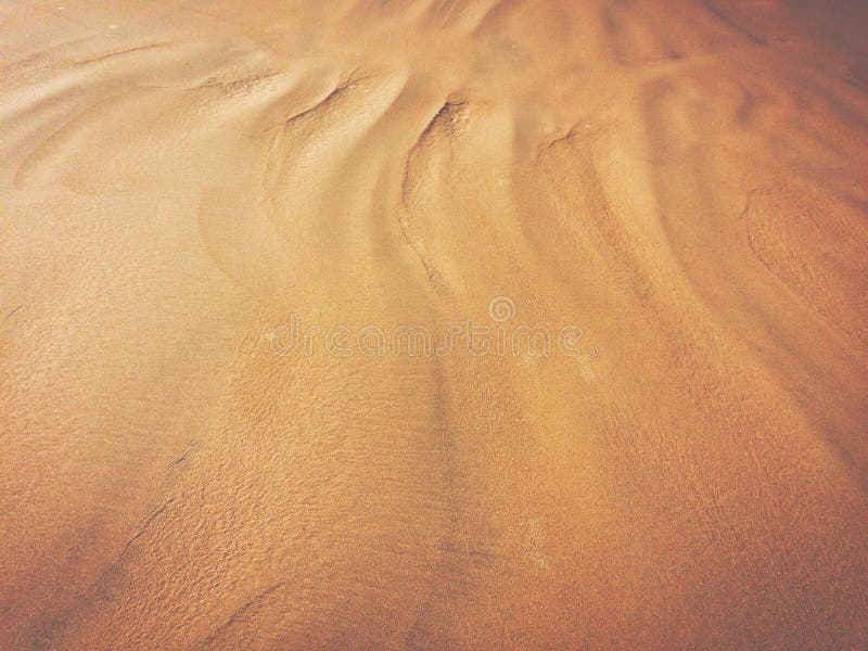 Patterns from the Waves and Wind on the Sand, Sand of an Unusual Color ...