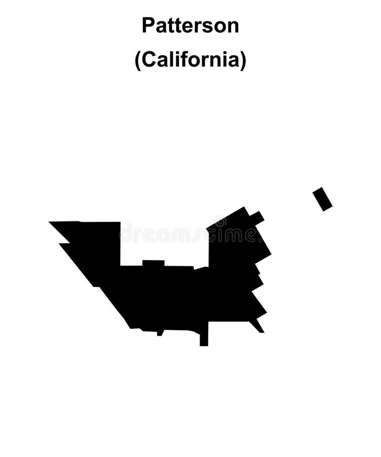 Patterson outline map stock vector. Illustration of outline - 356997077